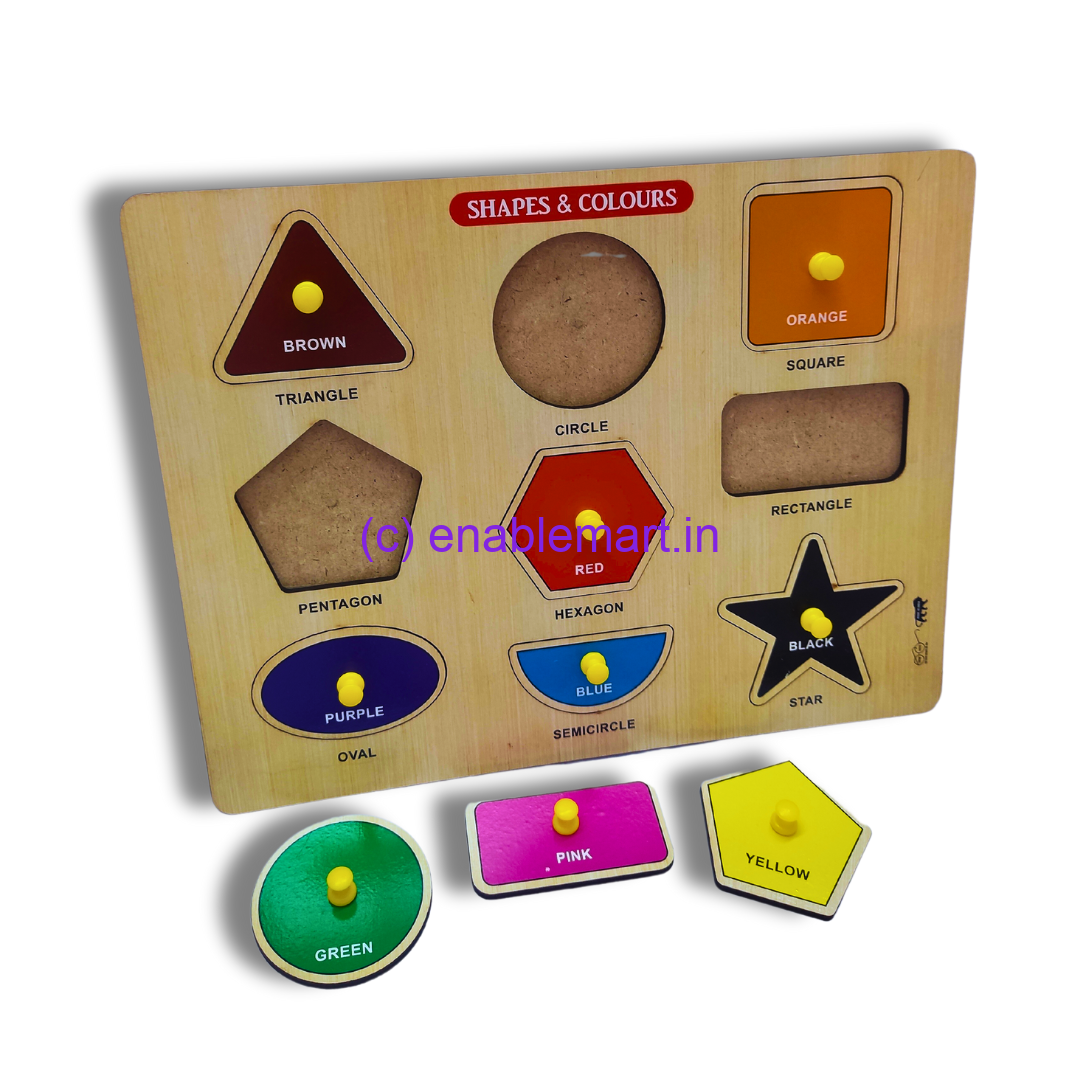 Shapes & Colours Puzzle – Peg Game | enablemart
