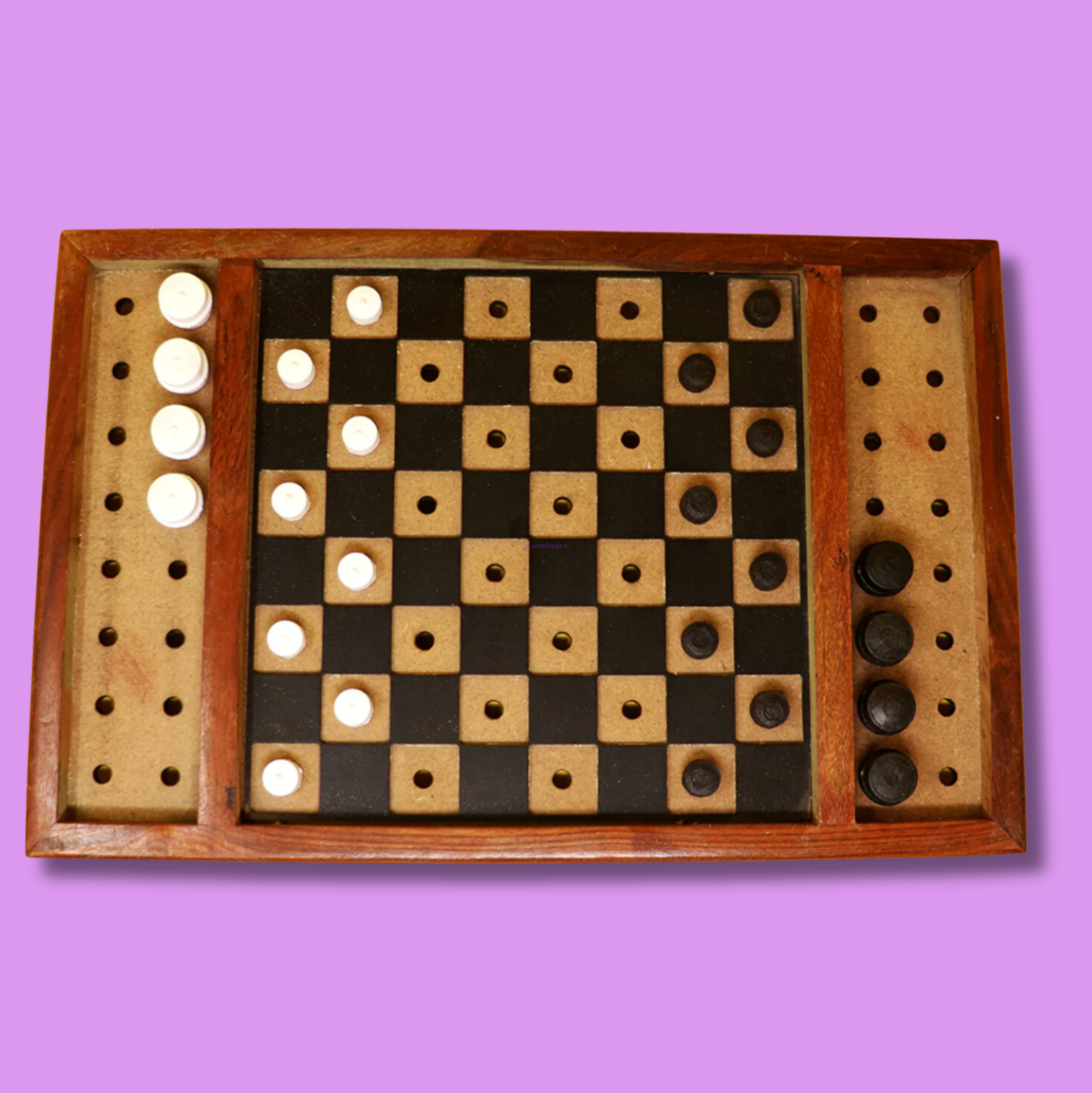 Tactile Draughts Game – Accessible Game for the Blind